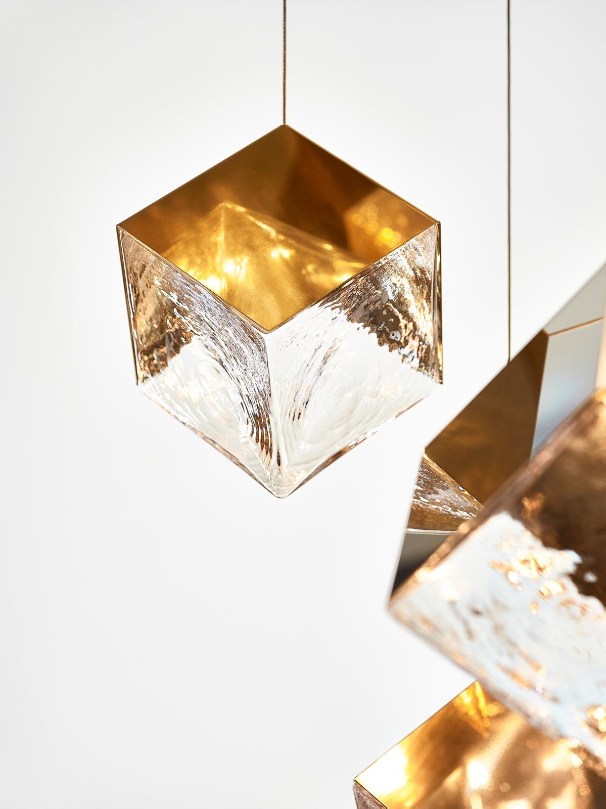 PYRITE 12 Handmade Blown crystal chandelier By Bomma | design DECHEM Studio