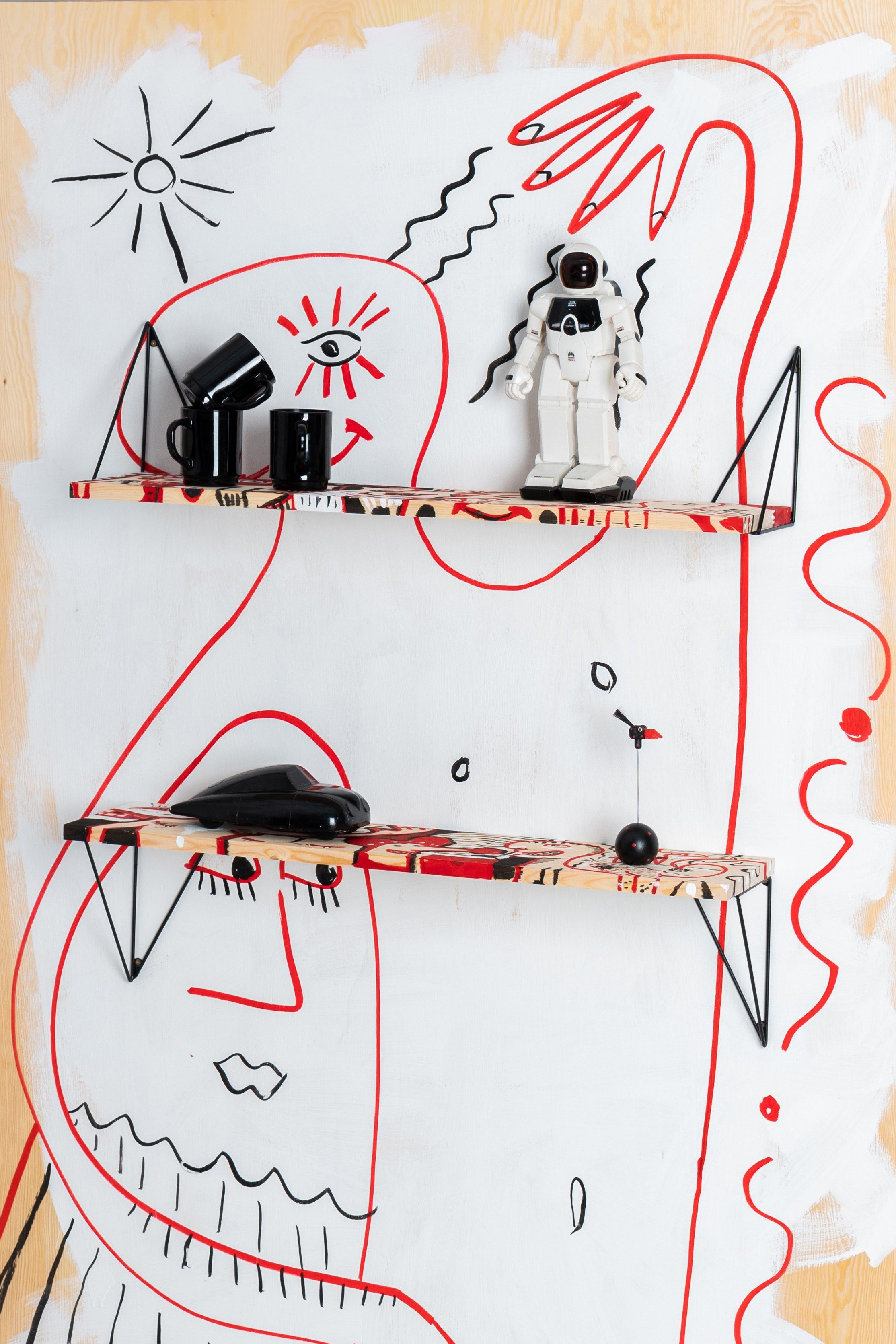 PYTHAGORAS PLAY Wall shelf By Maze