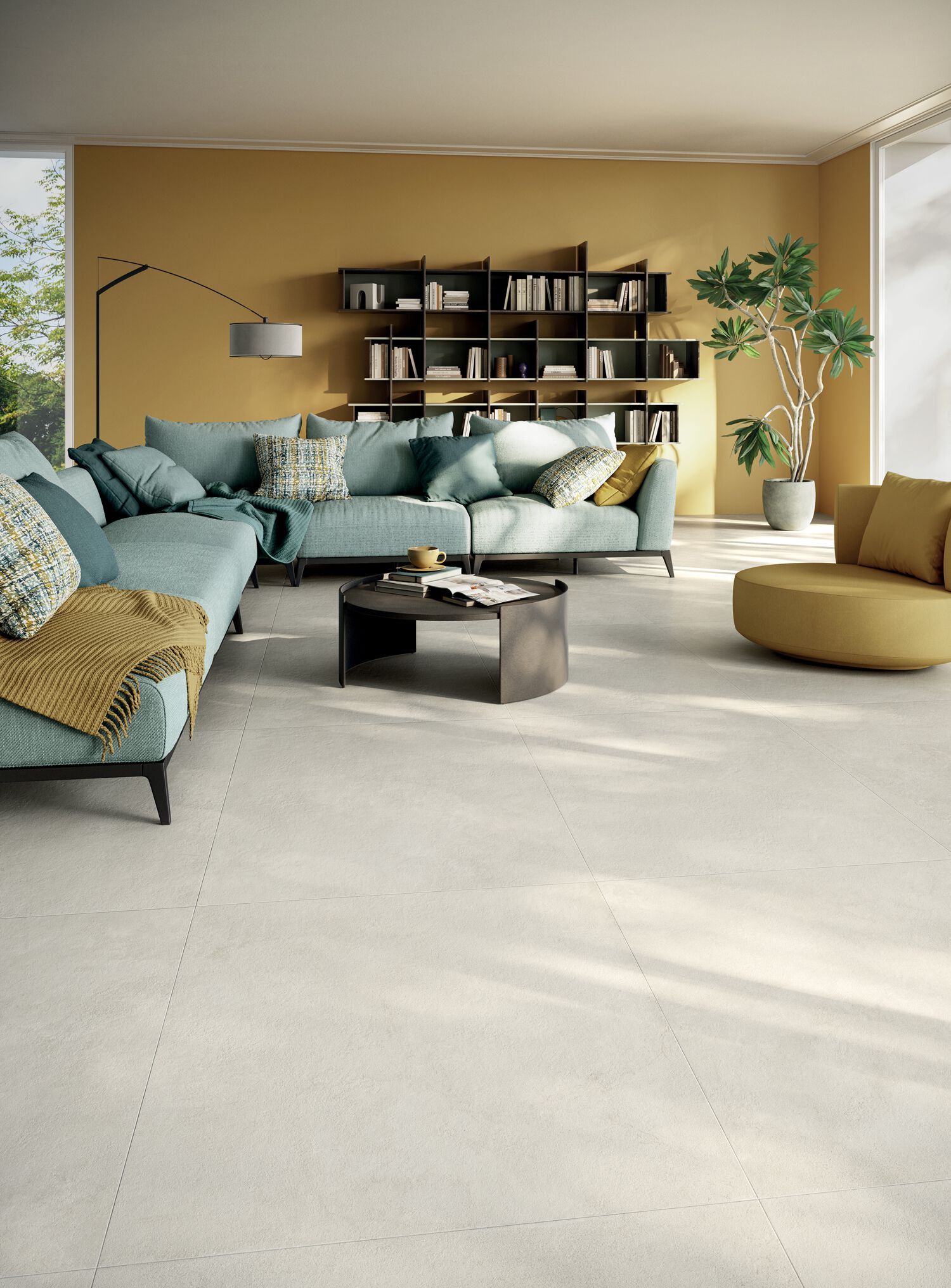 TALC Porcelain stoneware wall/floor tiles with stone effect By Panaria ...