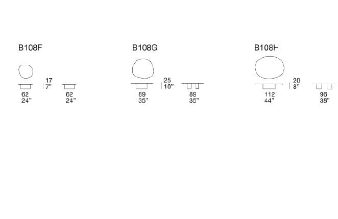 ISOLE Coffee table By Paola Lenti