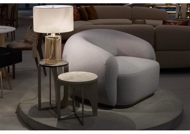 HYPERBOLE Recycled glass coffee table By Paolo Castelli