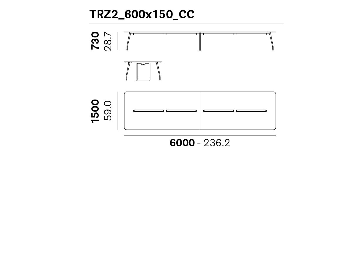 RIZZ WORKSTATION Office desk By Pedrali