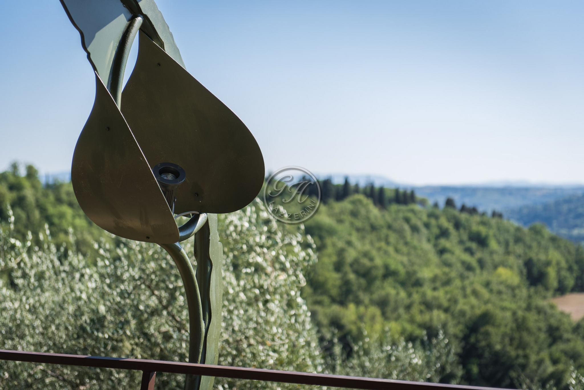 Metal pergola Pergolato artistico corteccia 10 By GH LAZZERINI
