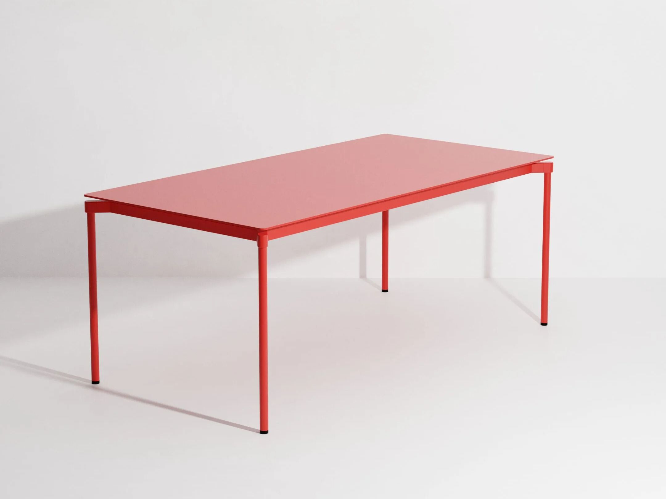 FROMME Rectangular powder coated aluminium table By Petite Friture | design Tom Chung
