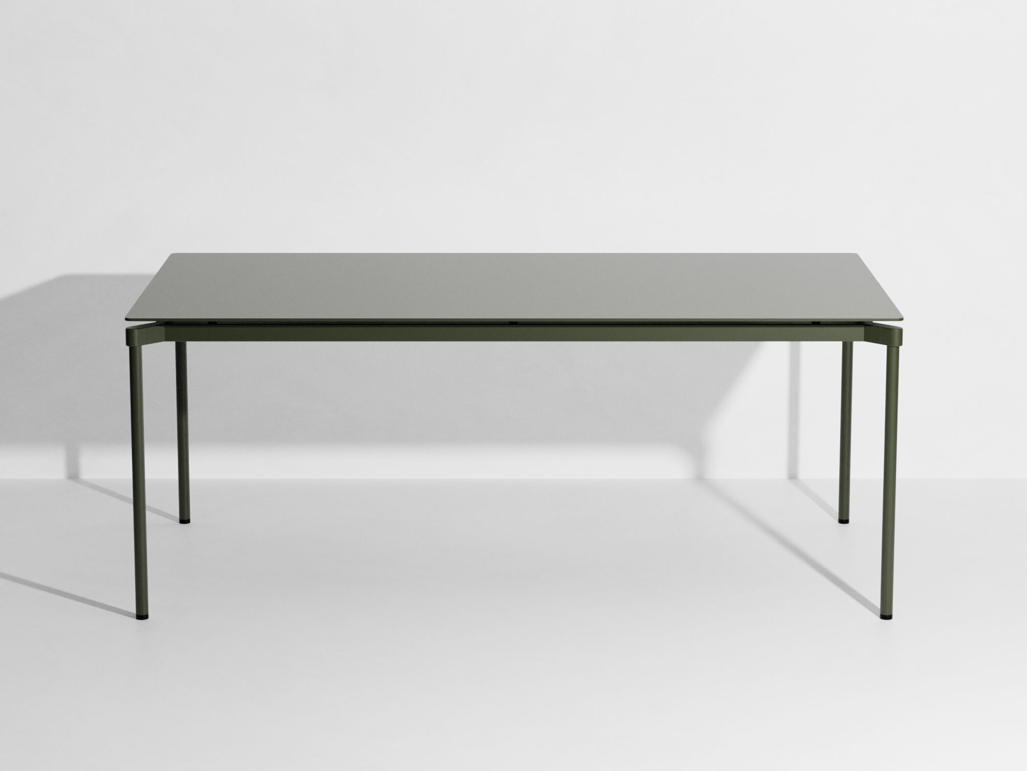 FROMME Rectangular powder coated aluminium table By Petite Friture | design Tom Chung