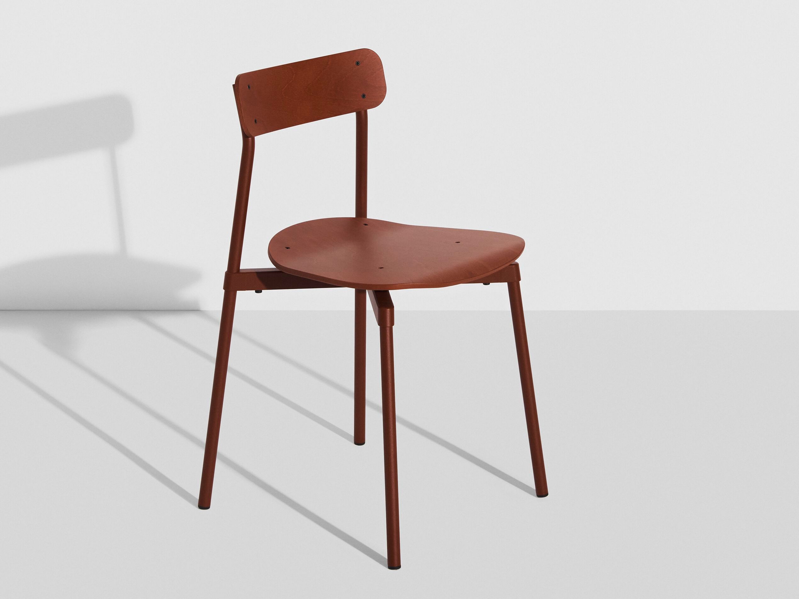 FROMME Stackable wooden chair By Petite Friture | design Tom Chung