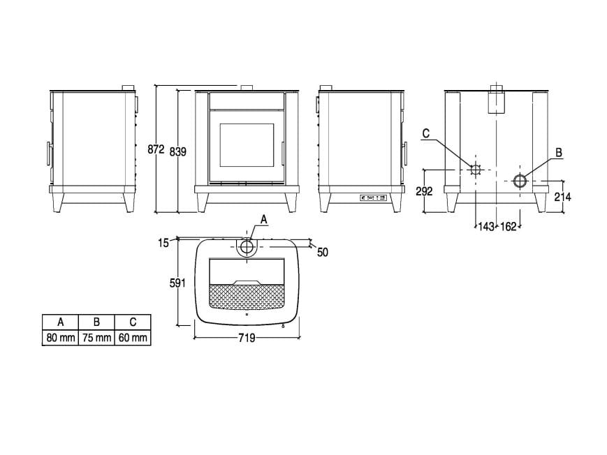 P945 STEEL 加热器 By Piazzetta