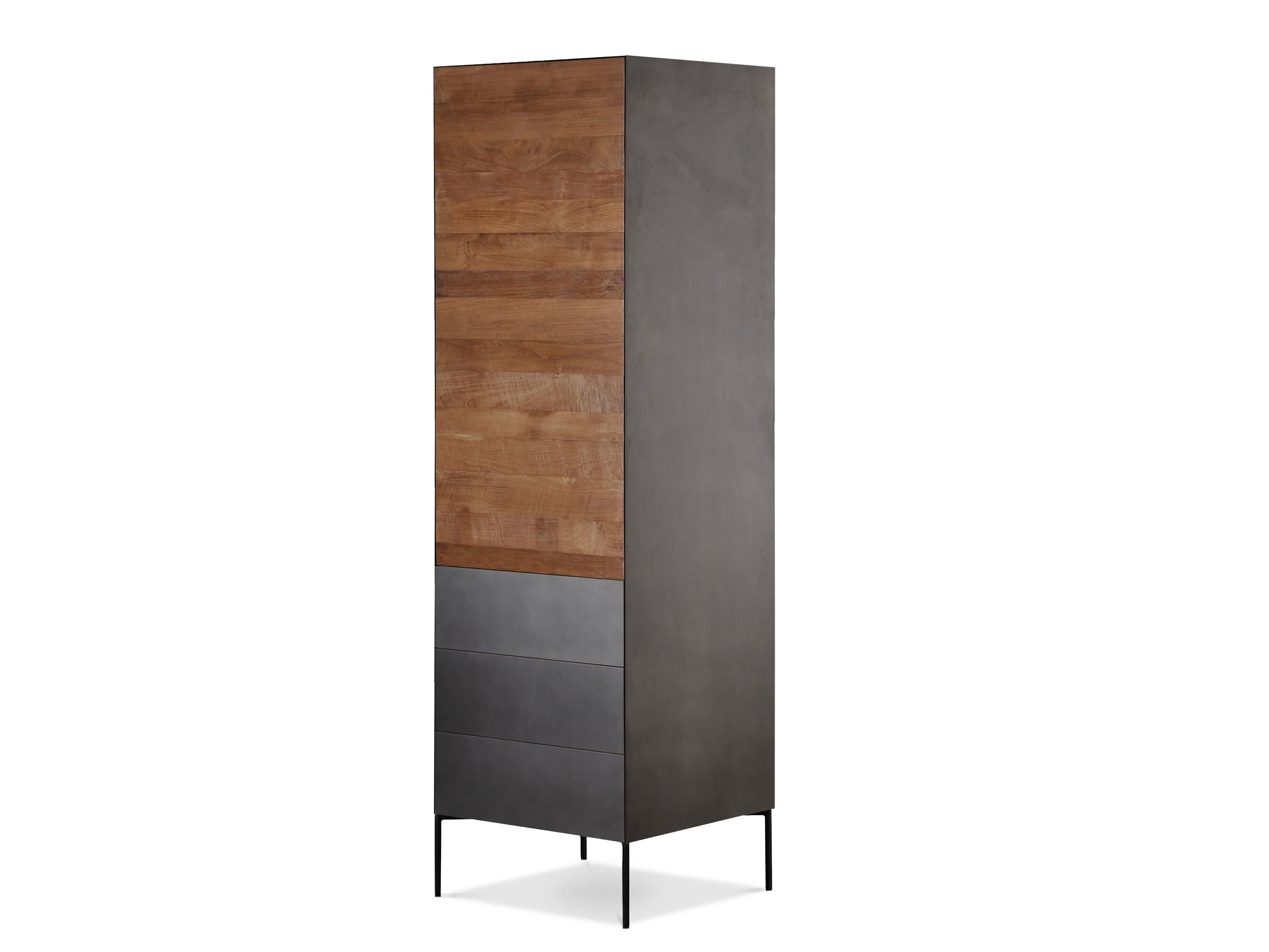 FUSION Teak wardrobe with drawers By Pilma