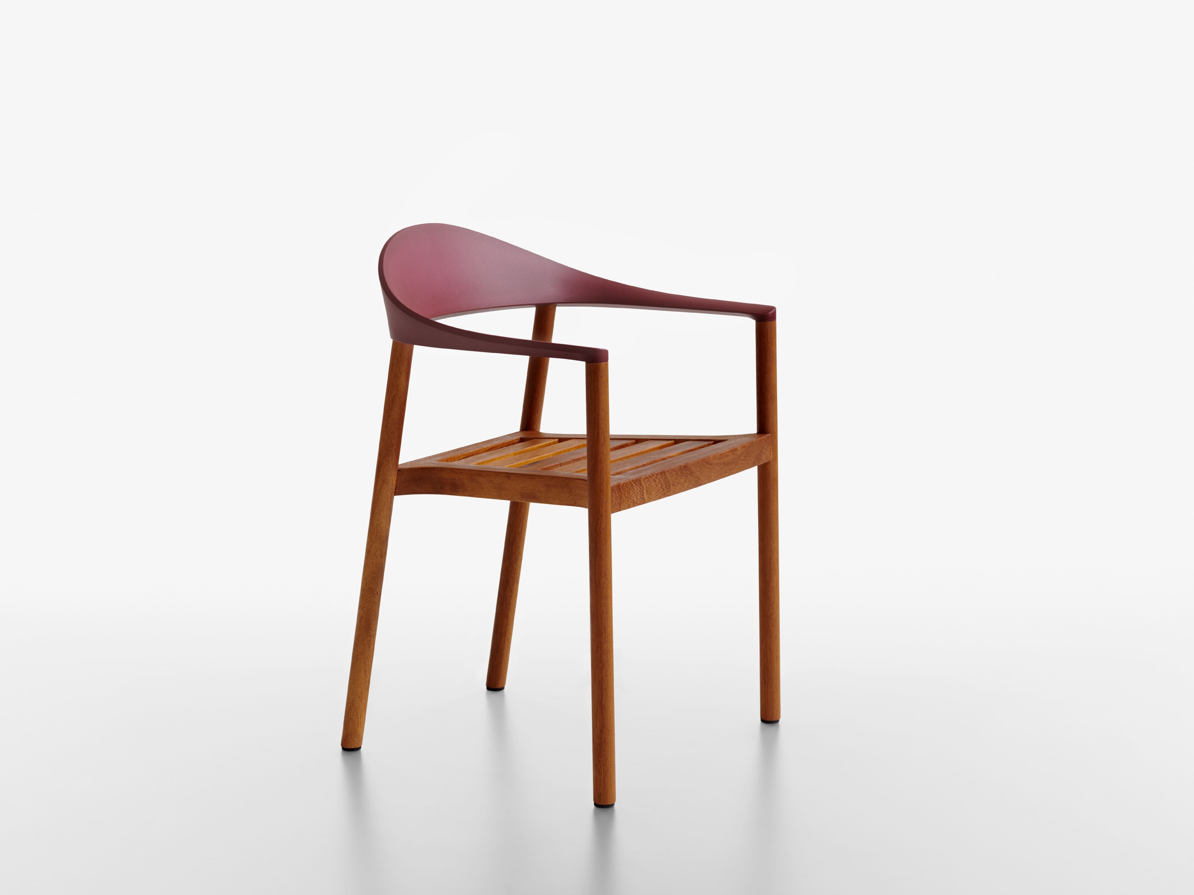 MONZA Stackable chair made of oiled wood By Plank | design Konstantin Grcic
