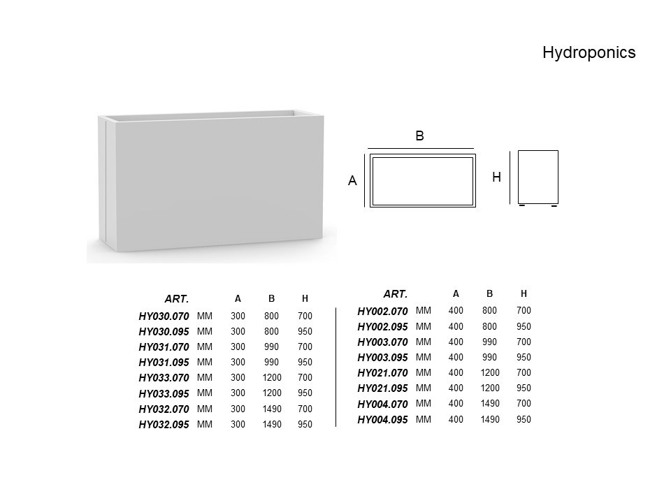 Planters for hydroponics Planters for hydroponics By BLOSS