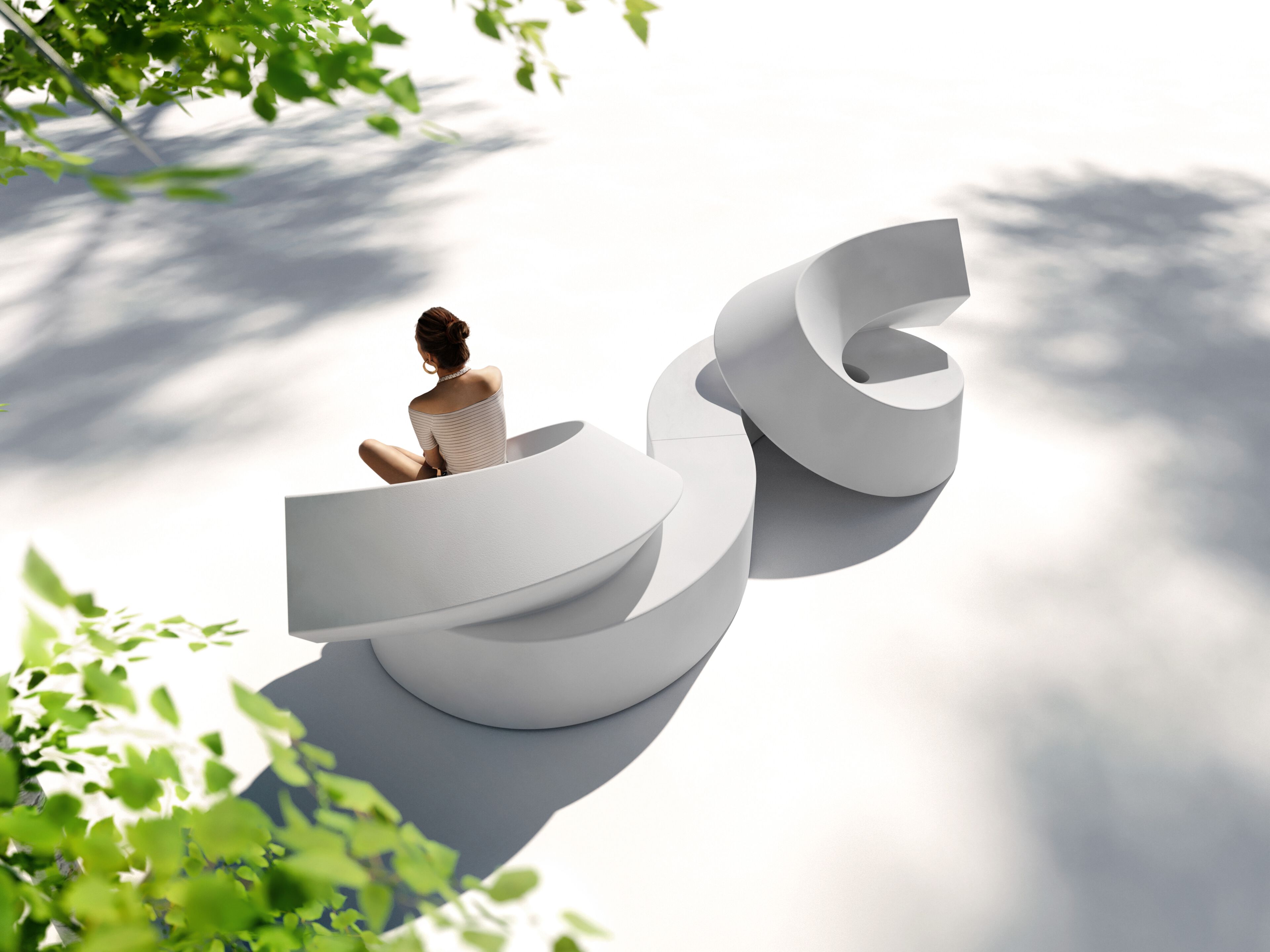 TWIST Outdoor chair By Plust