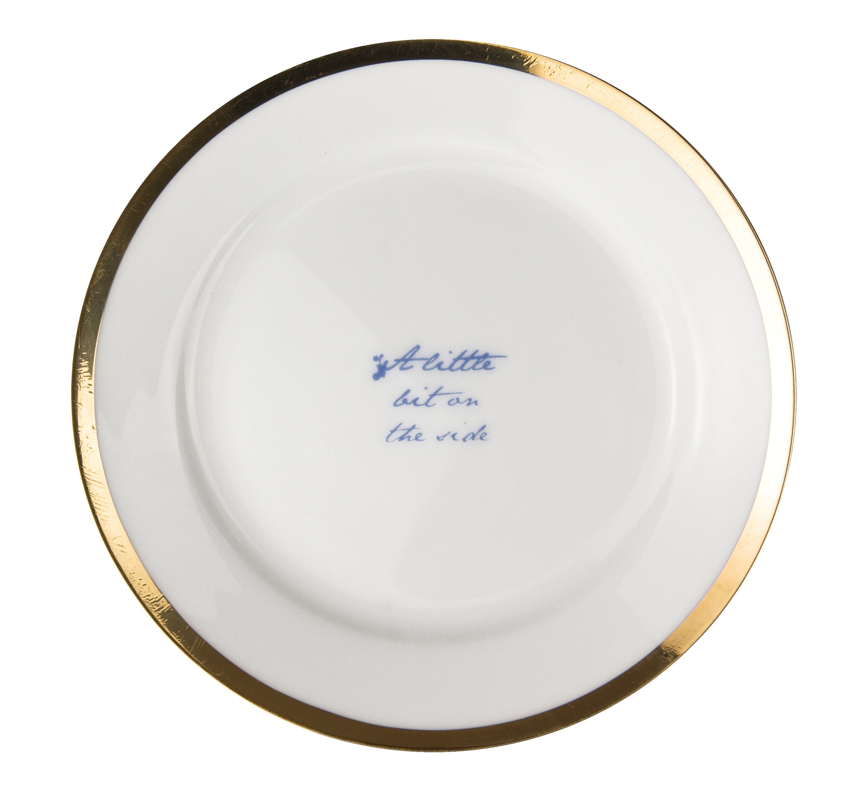 Porcelain plate POETRY PLATES By Mineheart