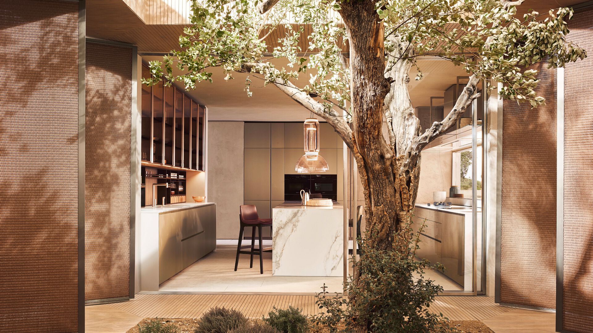 ALEA PRO Fitted kitchen By Poliform