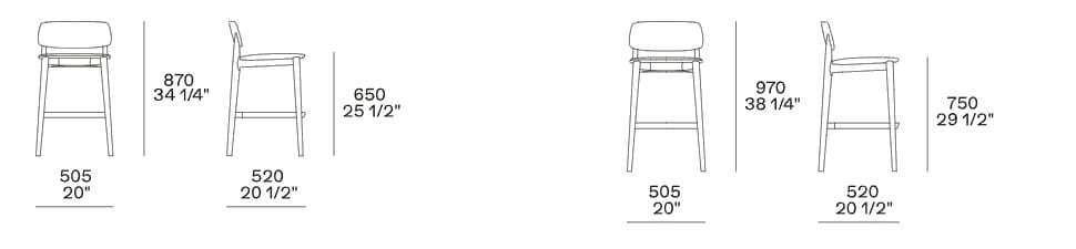 CURVE Stool By Poliform