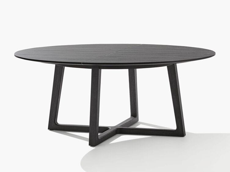 CONCORDE Round solid wood table By Poliform | design Emmanuel Gallina