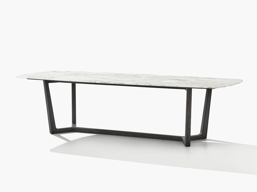 CONCORDE Rectangular marble table By Poliform | design Emmanuel Gallina