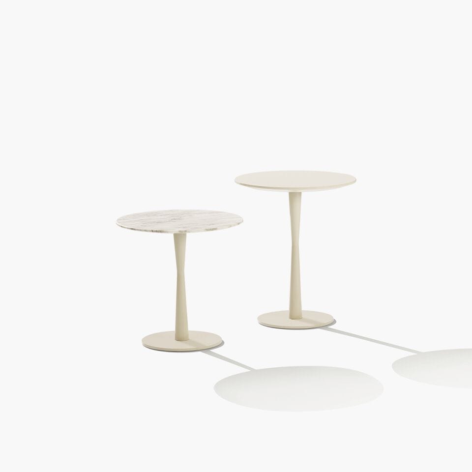 FLUTE Round coffee table By Poliform | design Roberto Barbieri