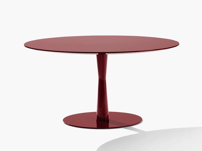 FLUTE Round table By Poliform | design Roberto Barbieri