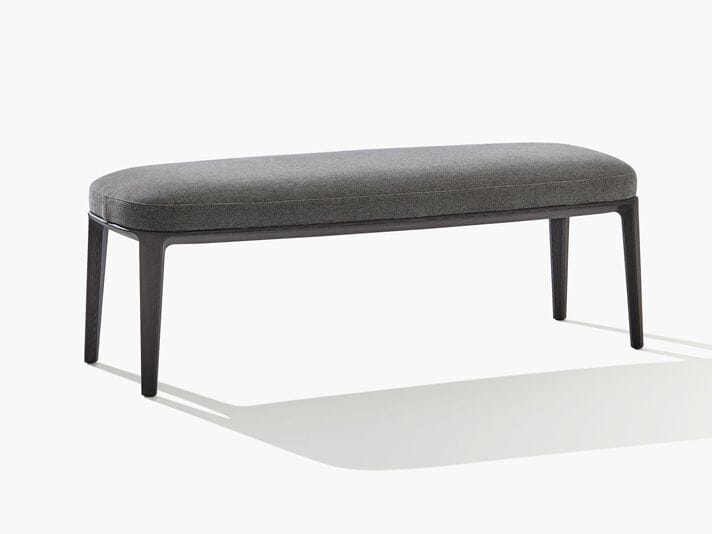 JANE Upholstered fabric bench By Poliform | design Emmanuel Gallina