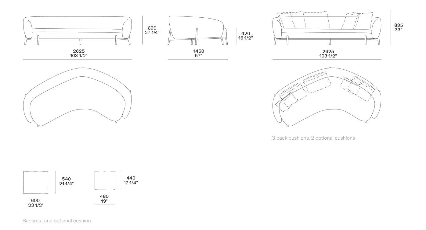 ORBIS 沙发 By Poliform