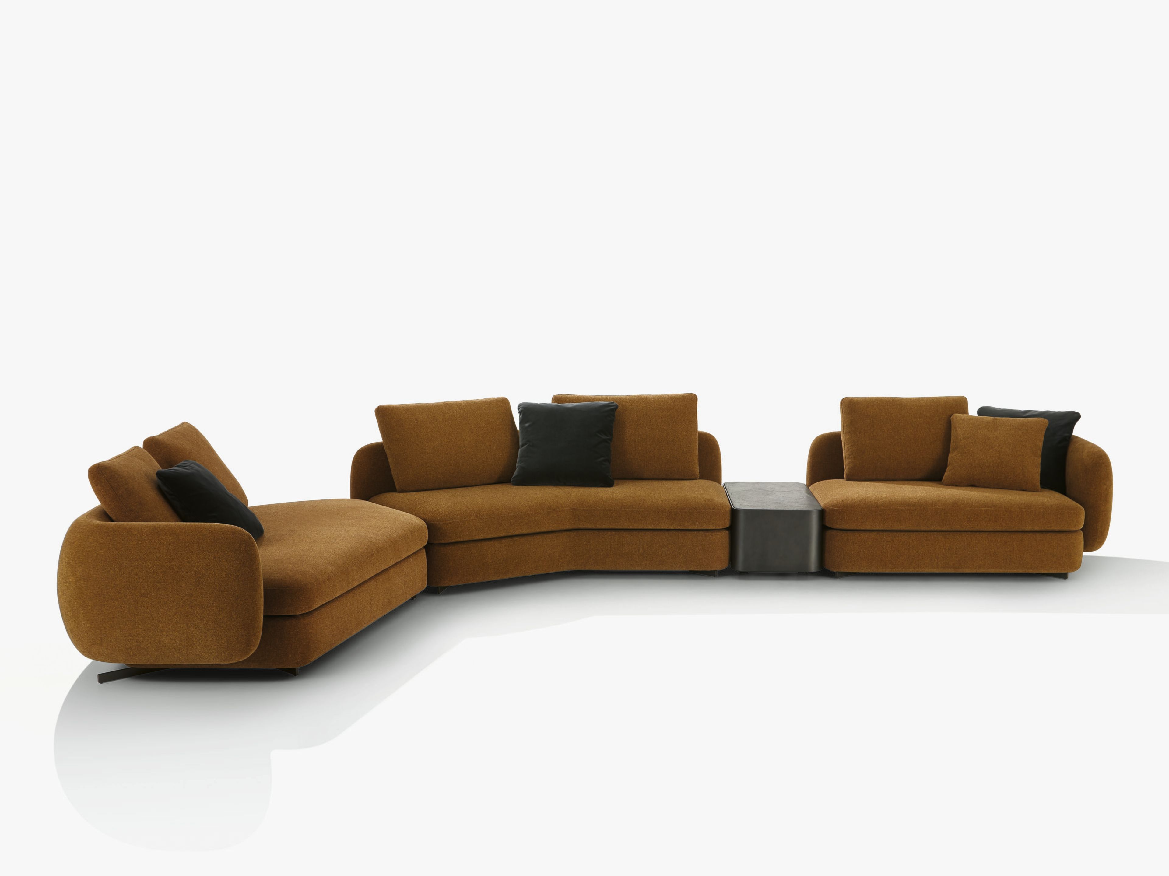 SAINT-GERMAIN Sectional fabric sofa By Poliform | design Jean-Marie Massaud