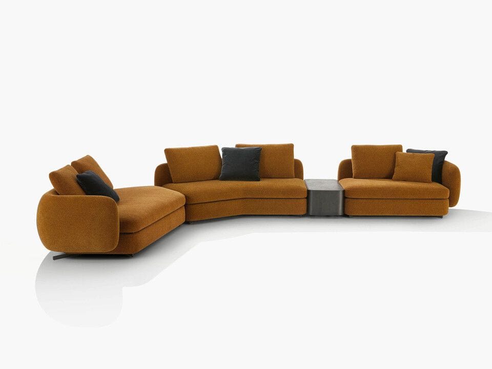 SAINT-GERMAIN Fabric sofa By Poliform | design Jean-Marie Massaud