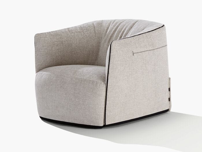 Poltrona sfoderabile in tessuto SANTA MONICA - Poliform - Edilportale