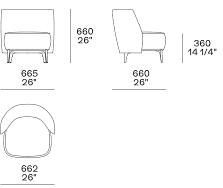 SUNDAY 休闲椅 By Poliform