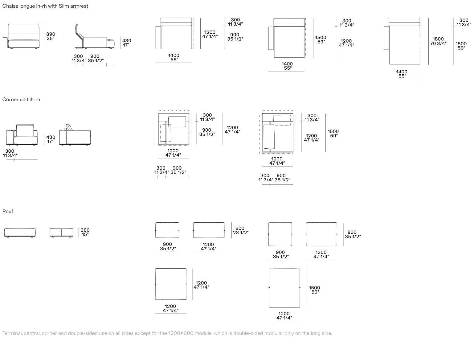 WESTSIDE SOFT Sofa By Poliform