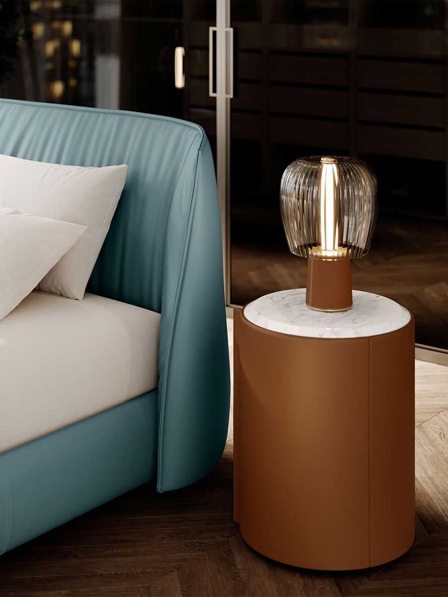STOCK 'N ROLL Bedside table By Poltrona Frau