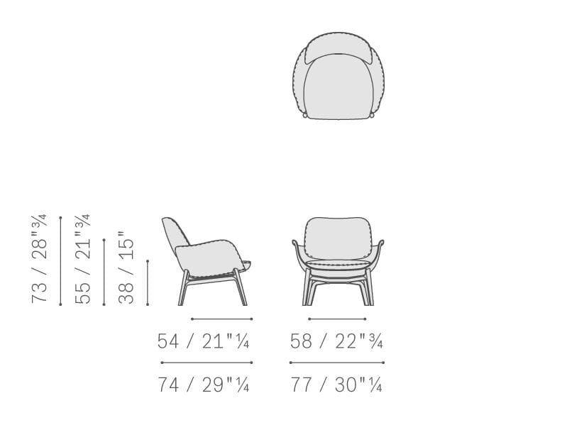 THE COLLECTION - SOFA AND ARMCHAIRS 扶手椅 By Poltrona Frau