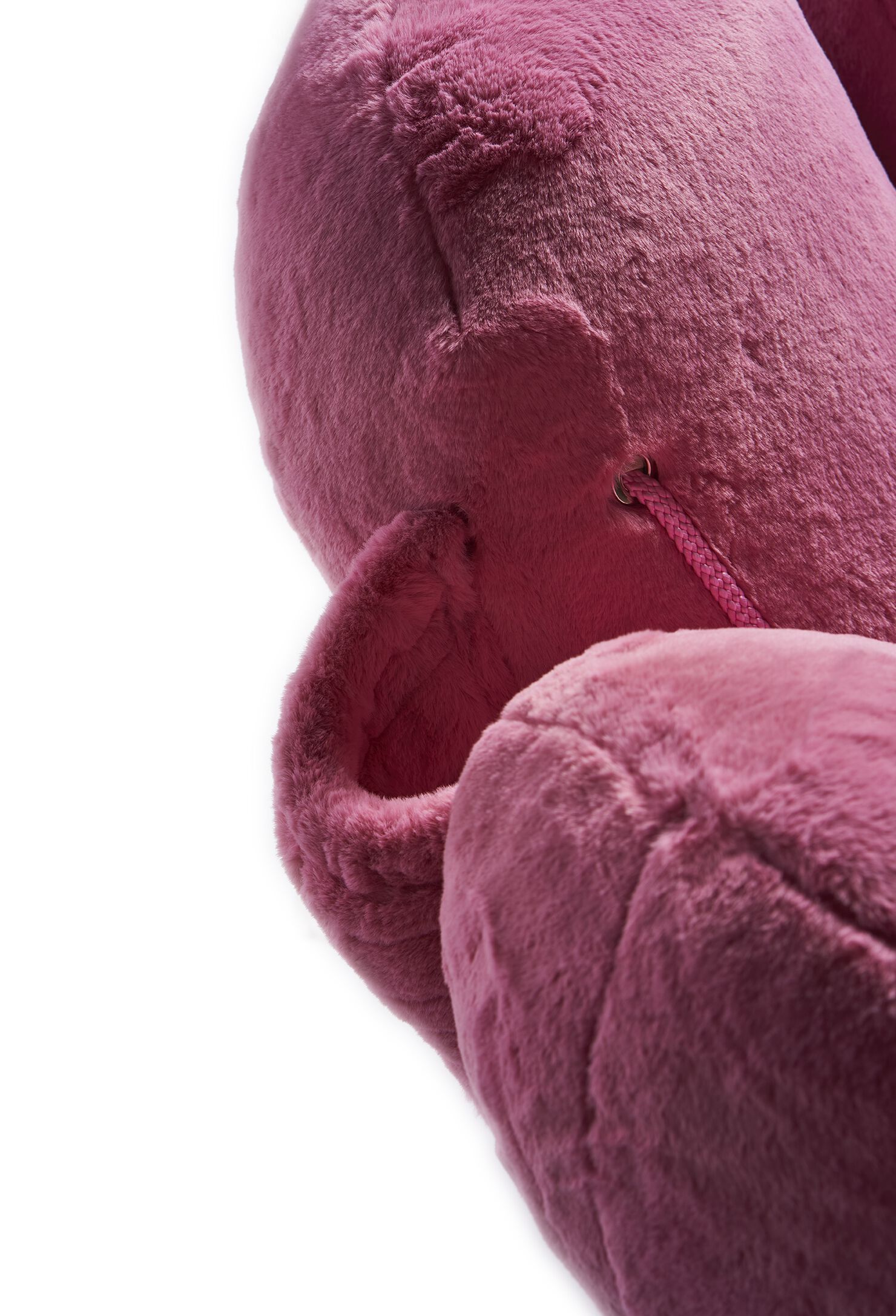 JOE PLUSH Faux fur armchair By Poltronova