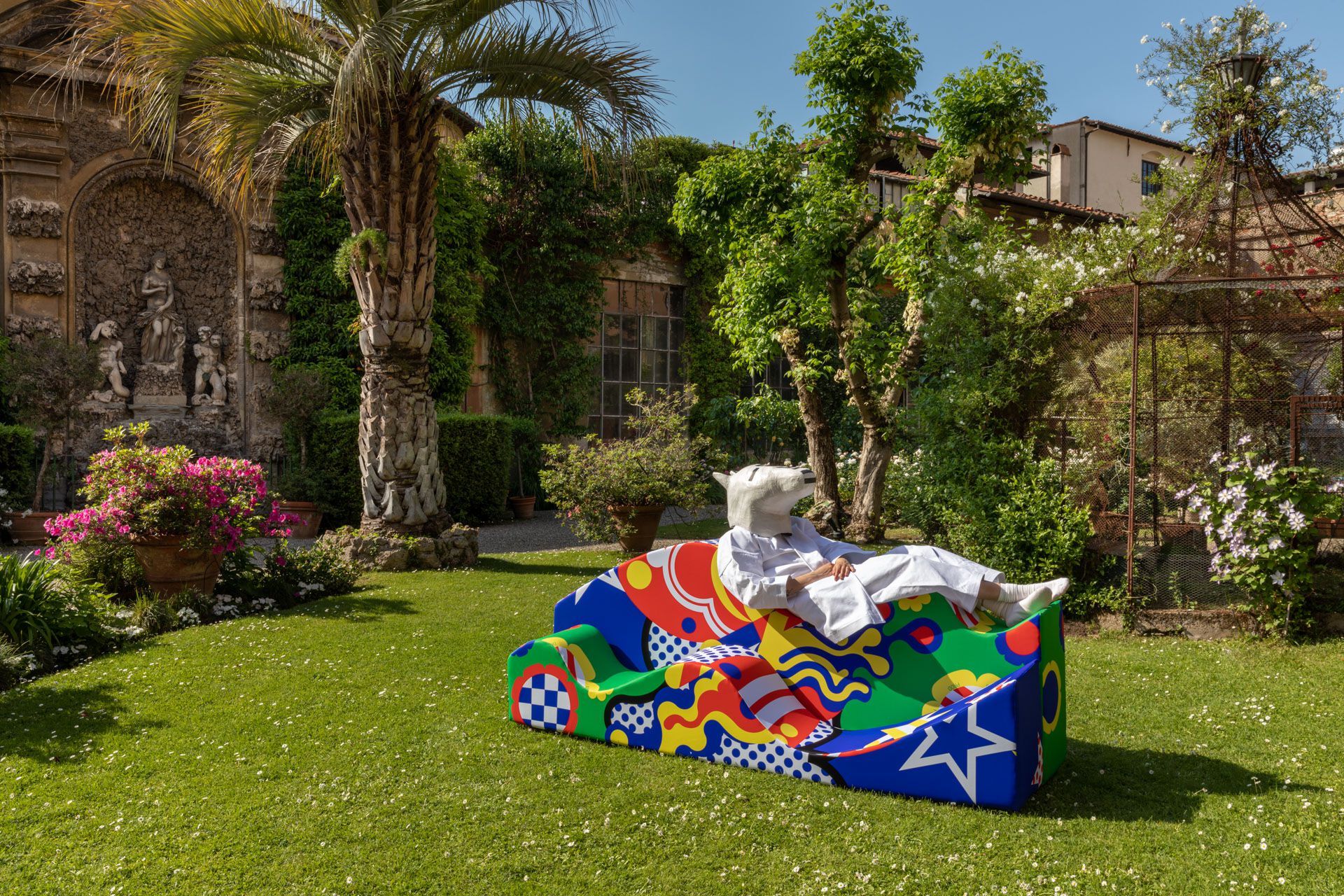 SUPERONDA + FARFALLA Sofa By Poltronova