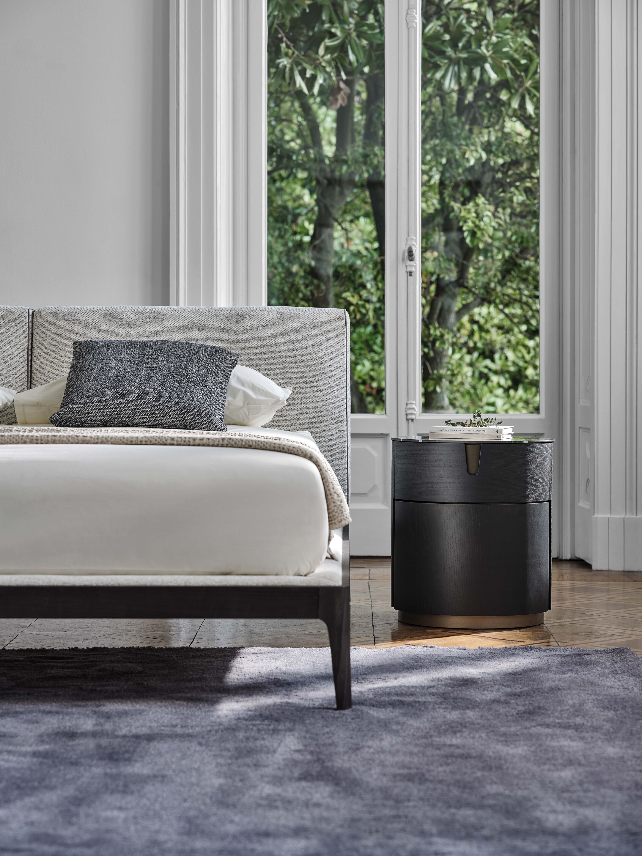 TYLSA NIGHT 54 Wooden bedside table By Porada