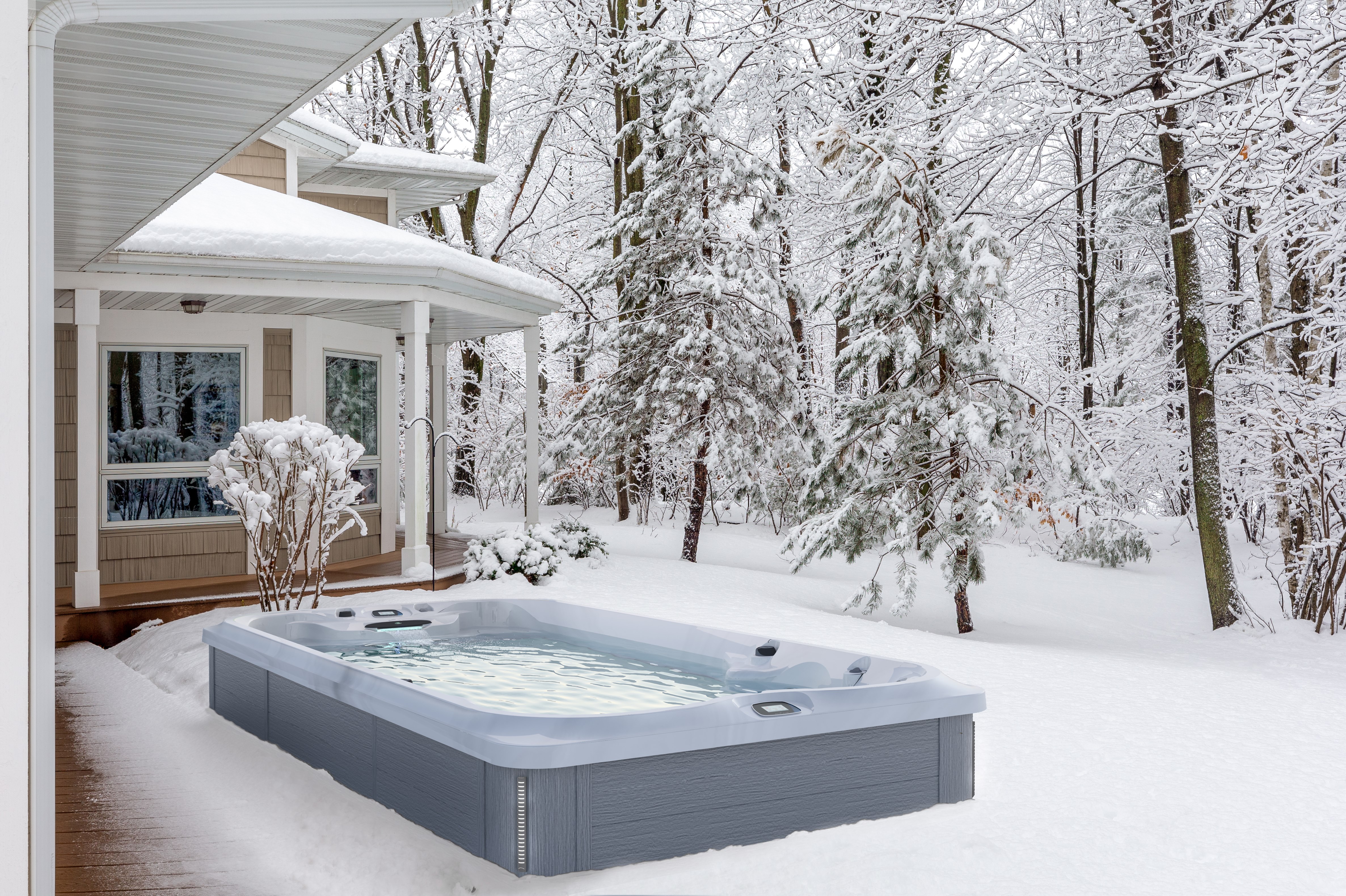 PowerPro™ SWIM SPA Above-ground outdoor swim spa By Jacuzzi®