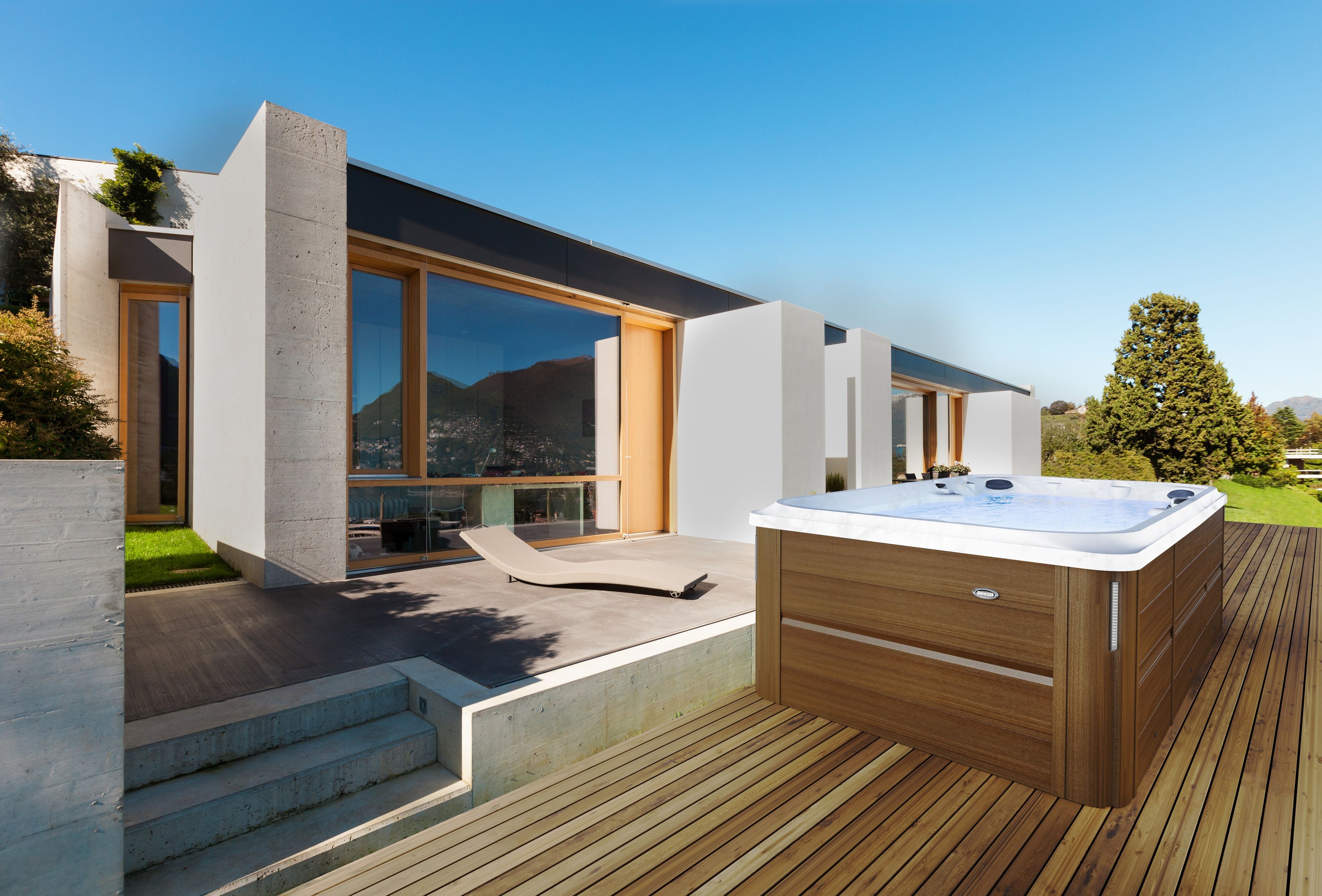 Above-ground outdoor swim spa PowerPro™ SWIM SPAS By Jacuzzi®