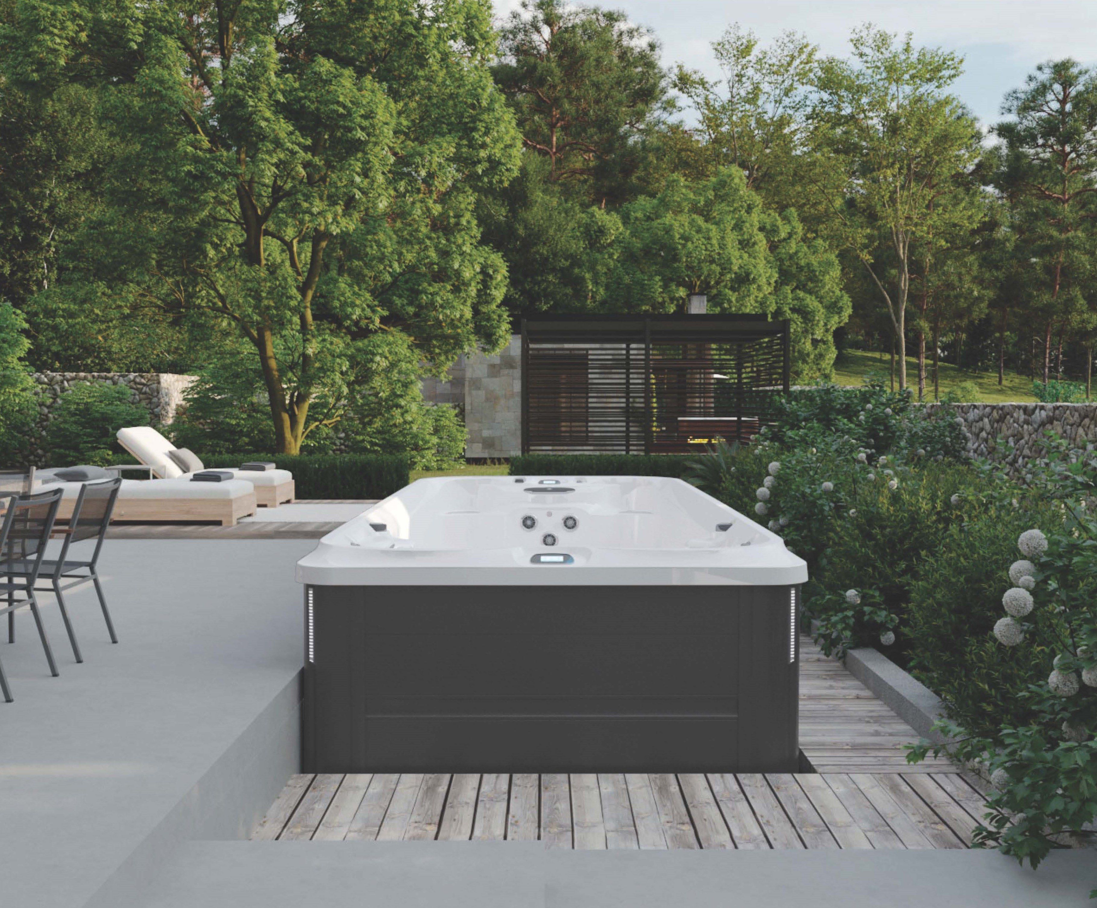 Above-ground outdoor swim spa PowerPro™ SWIM SPAS By Jacuzzi®