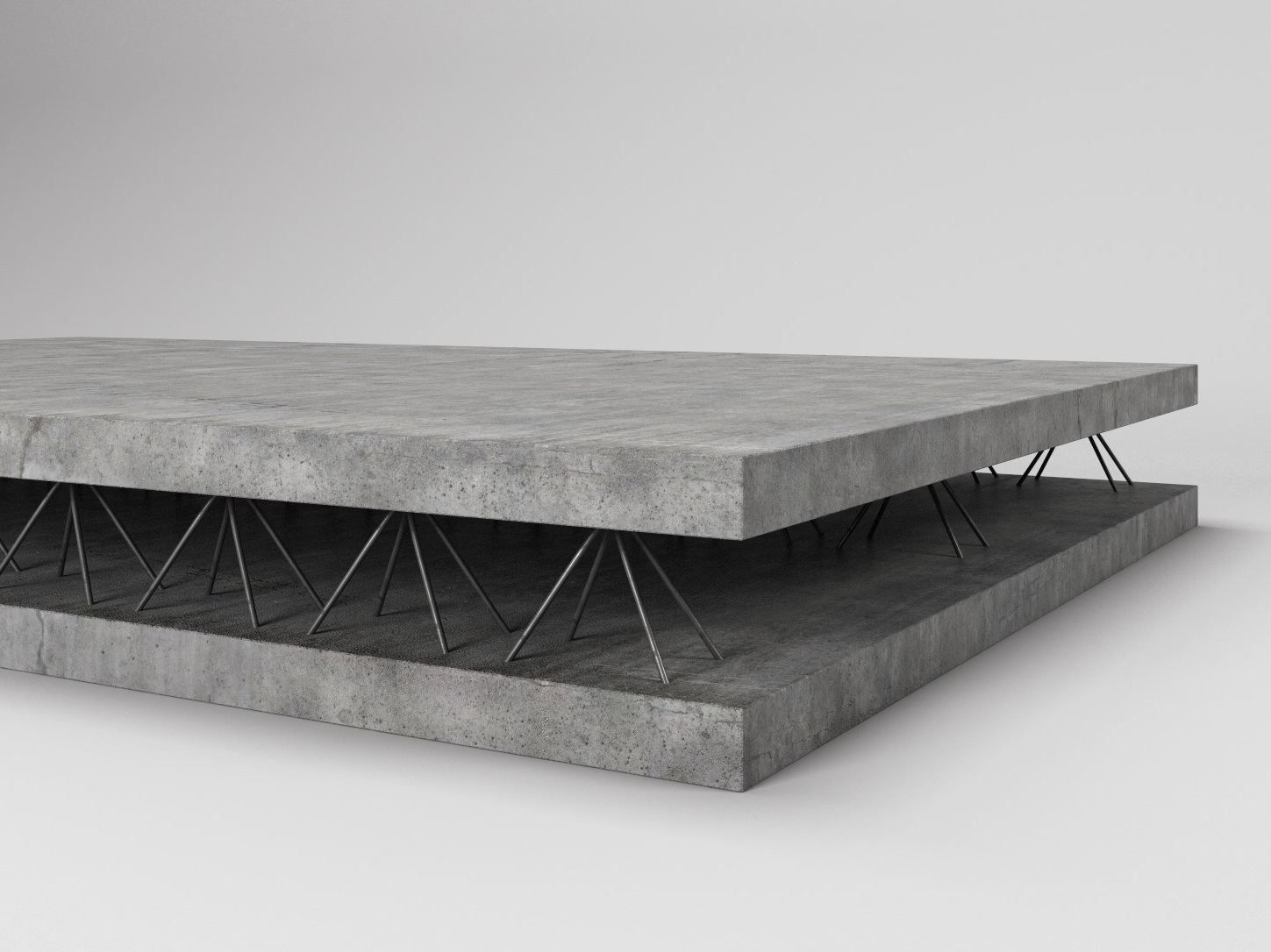 Doppia lastra tralicciata in c.a. by Ferramati