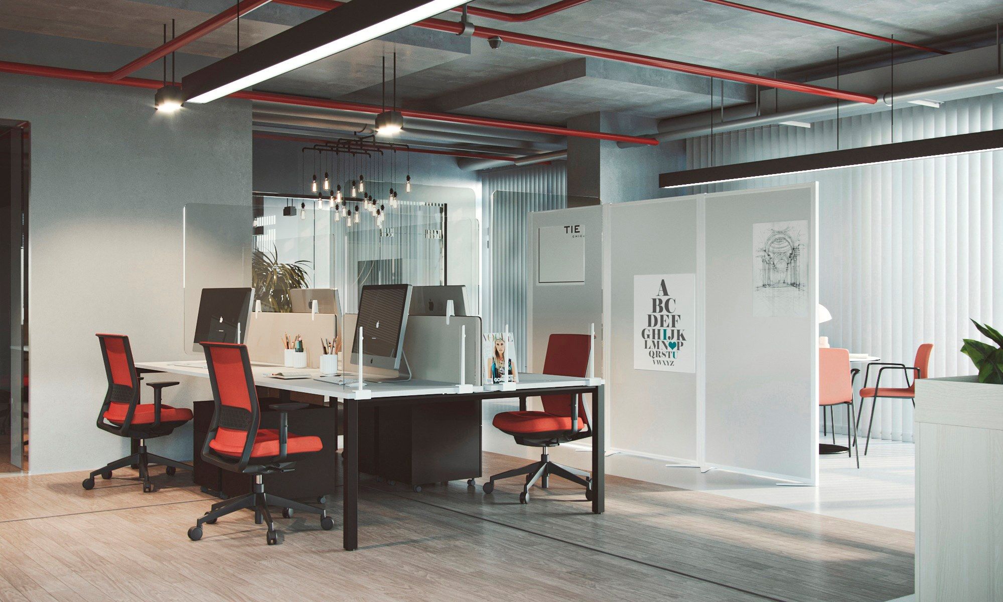 Protective barrier Desktop barrier By ACTIU