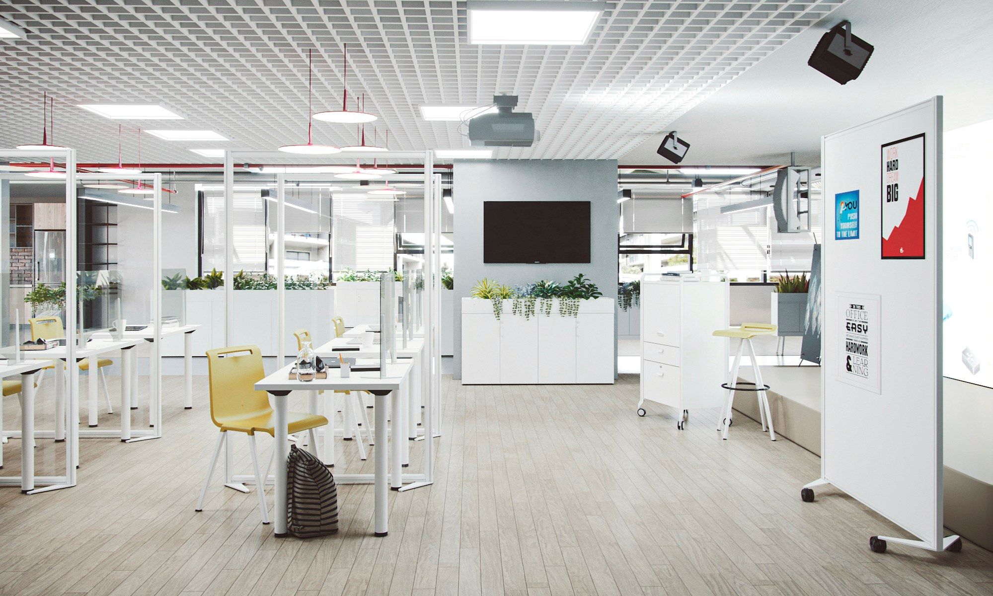 Protective barrier Desktop barrier By ACTIU