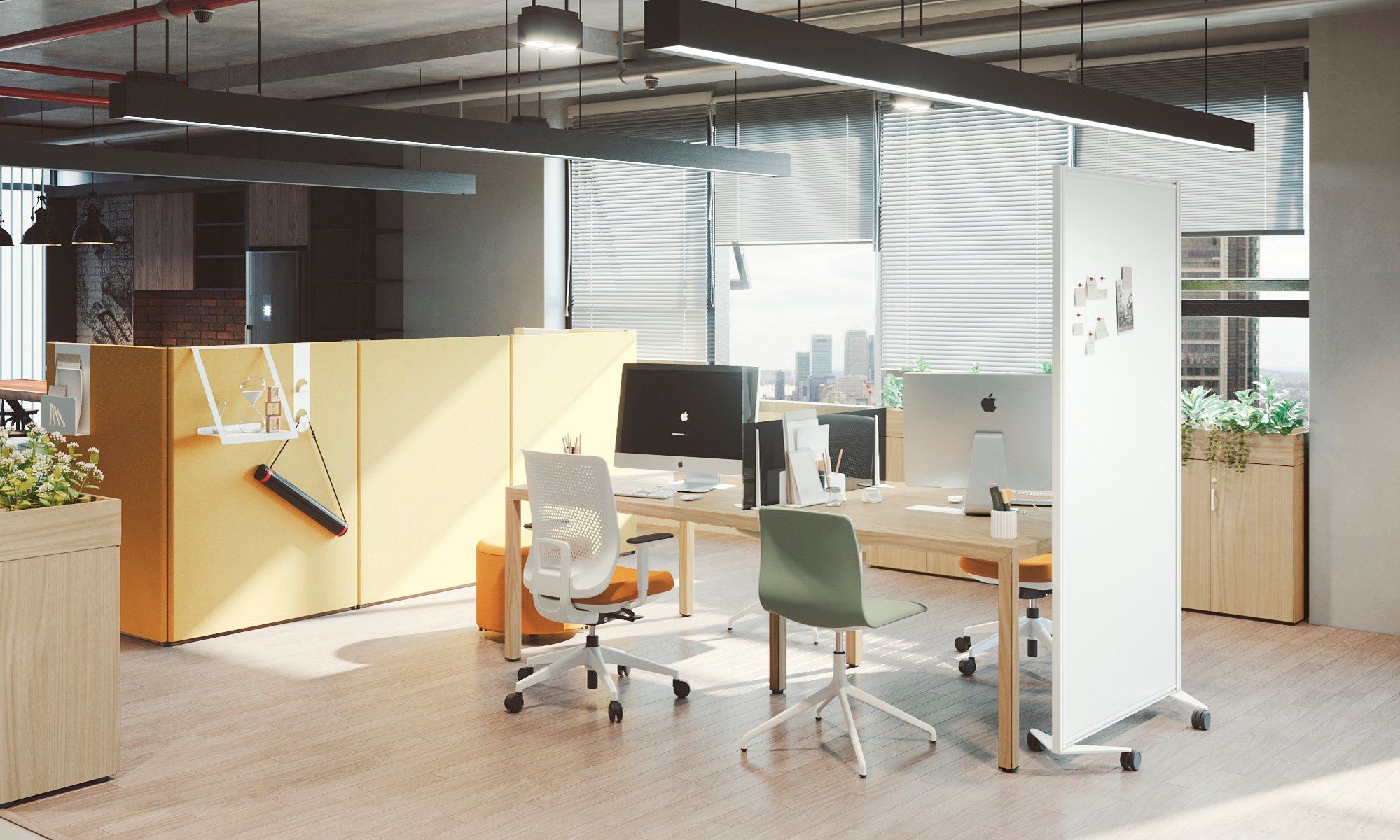 Protective barrier Desktop barrier By ACTIU