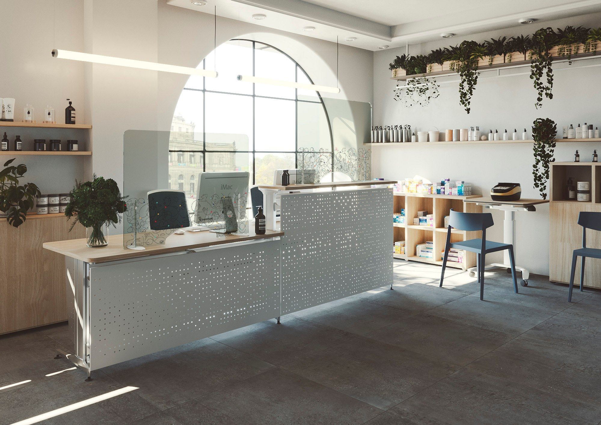 Protective barrier Desktop barrier By ACTIU