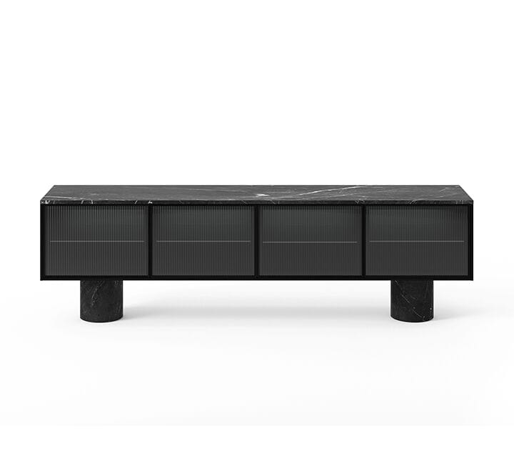 RIO Wooden sideboard with doors By Punt | design Sebastian Herkner