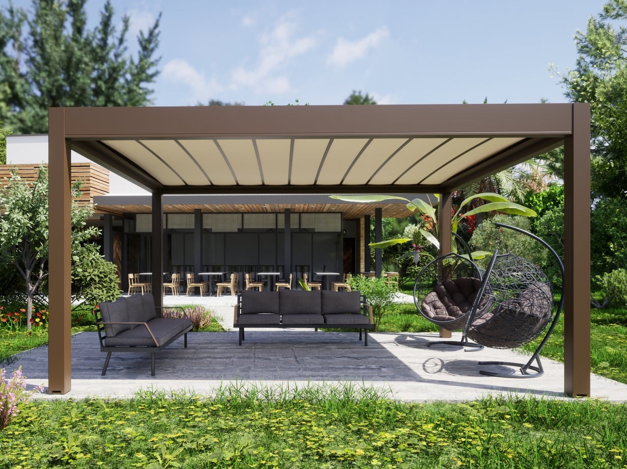 QBOX K RETRACTABLE Pergola By Sprech