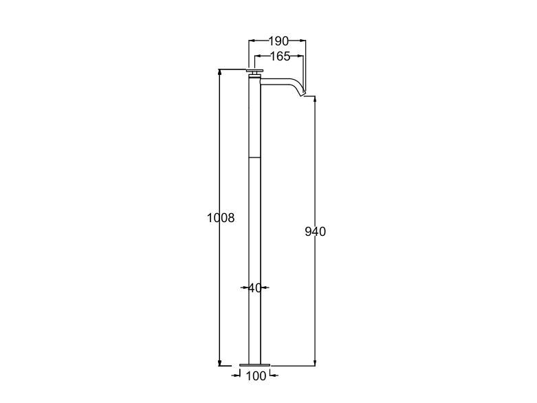 TOMEO 6310517T Grifo para lavabo By QD Magistro Lab