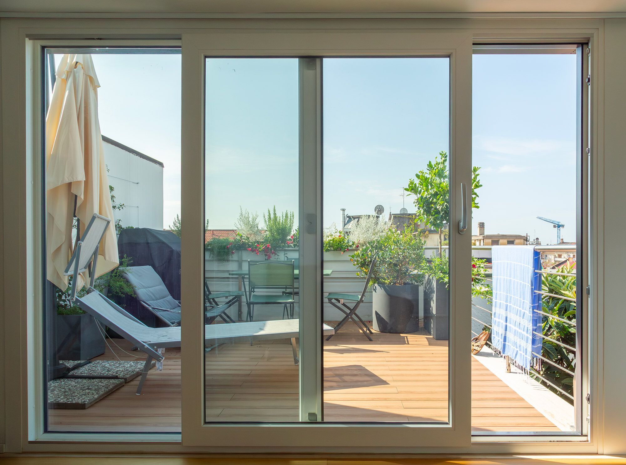 Finestra scorrevole in alluminio PAYSAGE 4STARS - QFORT - Edilportale