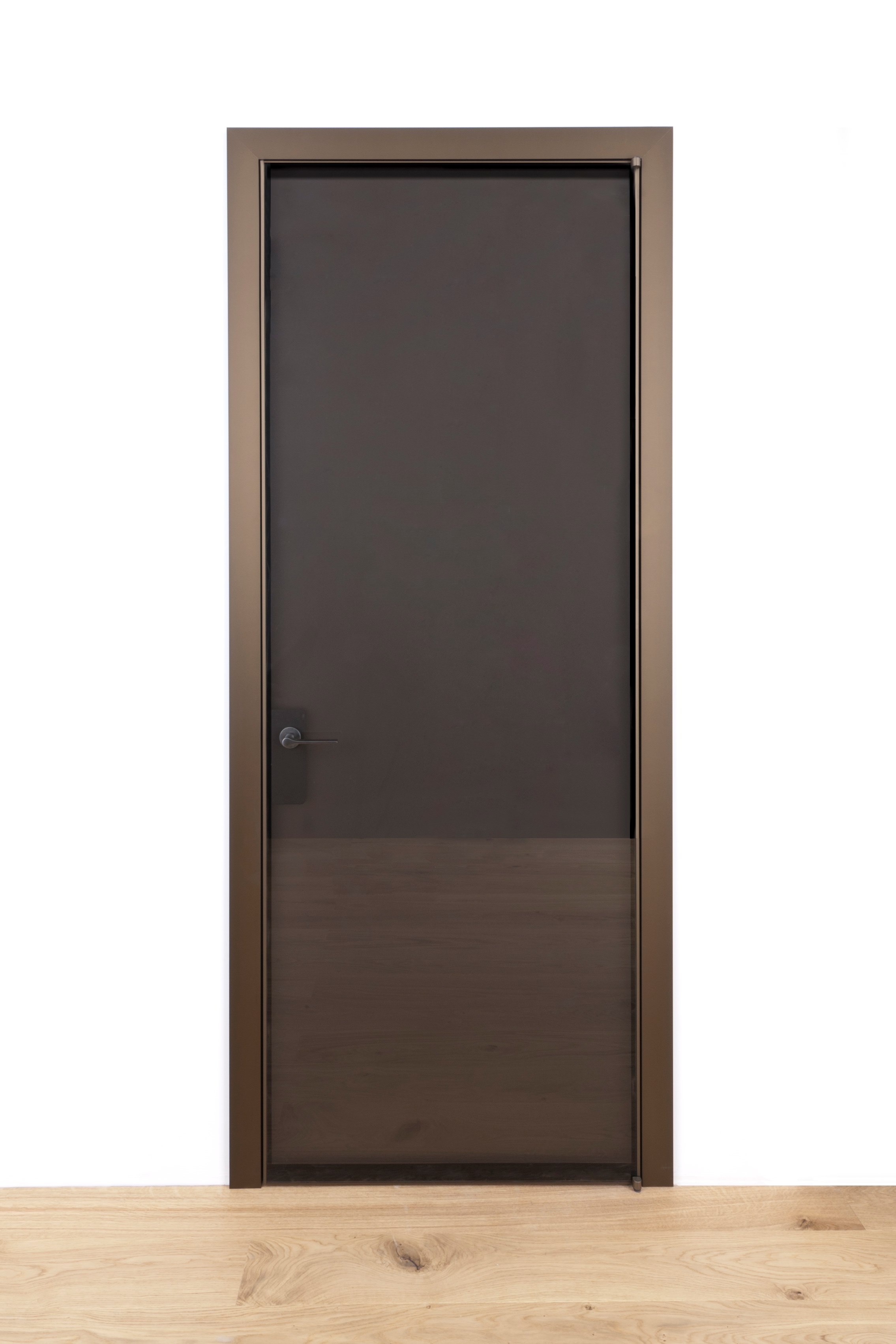 QUADRA Porta a battente in vetro By ALBED | design CRS Albed