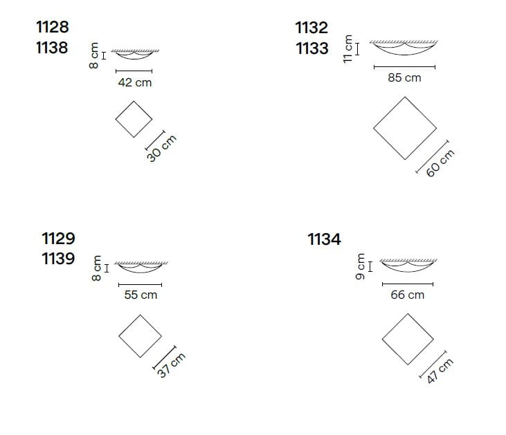 QUADRA ICE wall lamp By Vibia