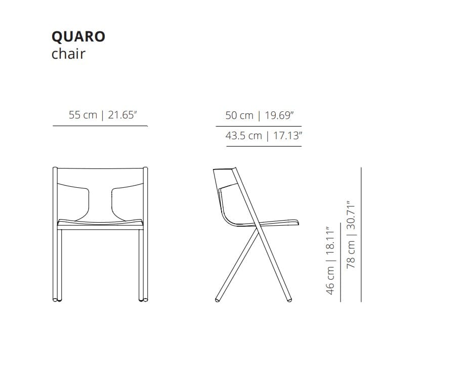 QUADRA | Chair By Viccarbe design Mario Ferrarini