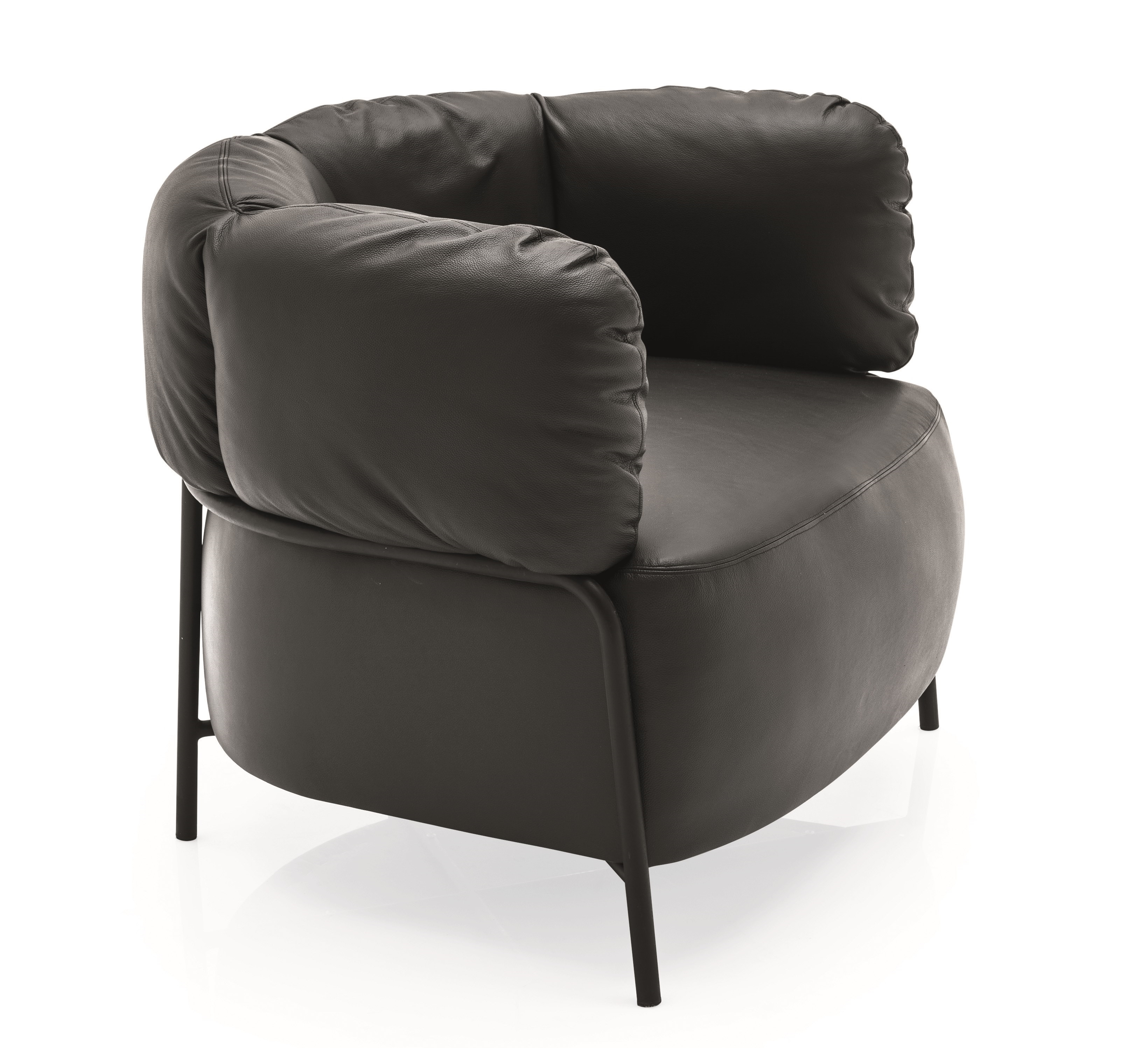 QUADROTTA Leather armchair By Calligaris | design Archirivolto - Pocci ...